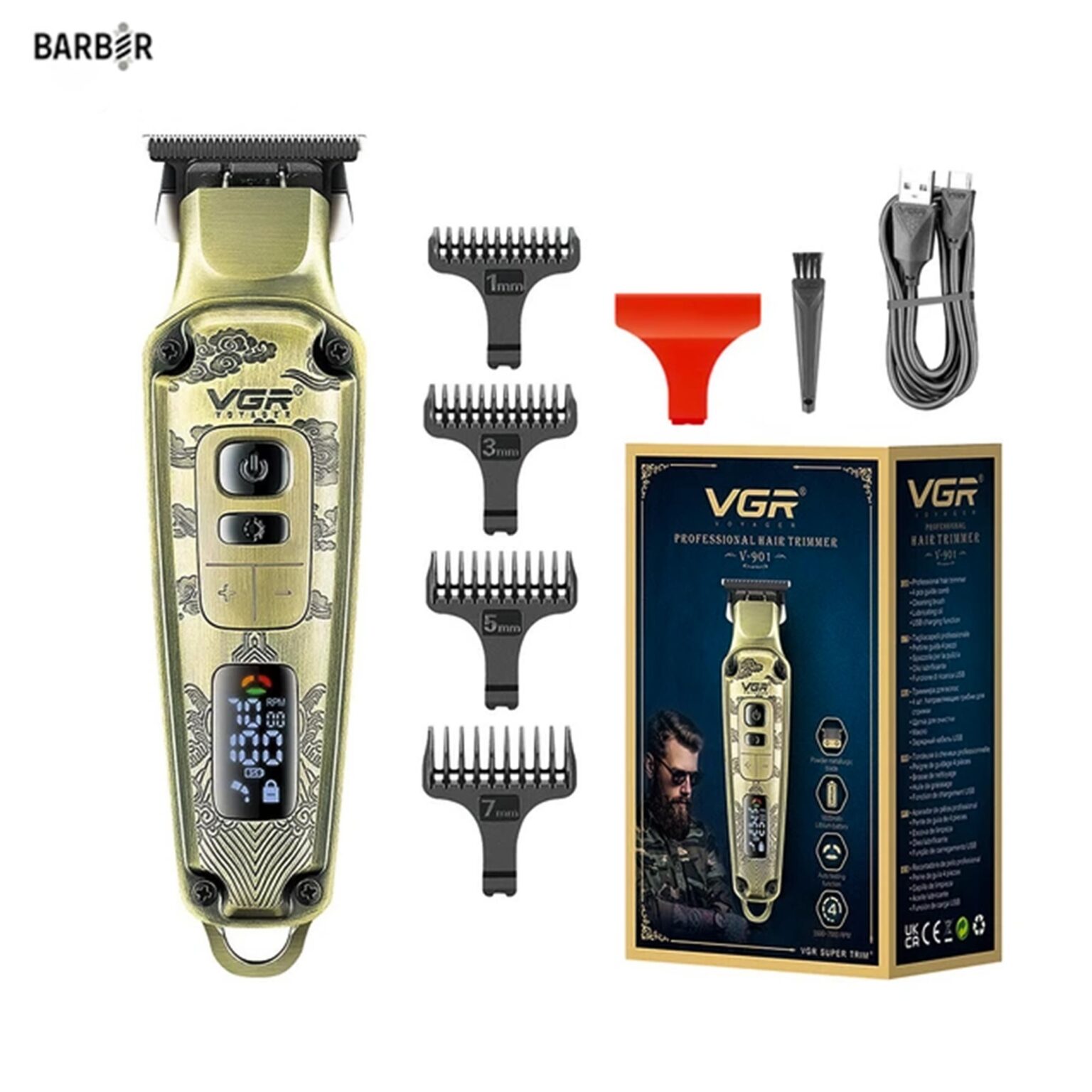 خط زن VGR v-901 مشخصات قيمت خريد و بررسی تخصصی ، باربرشاپ