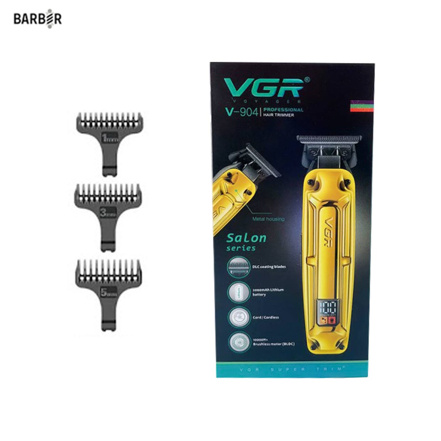 ست ماشین اصلاح VGR 138+VGR 904 قيمت خرید و بررسی ، باربرشاپ