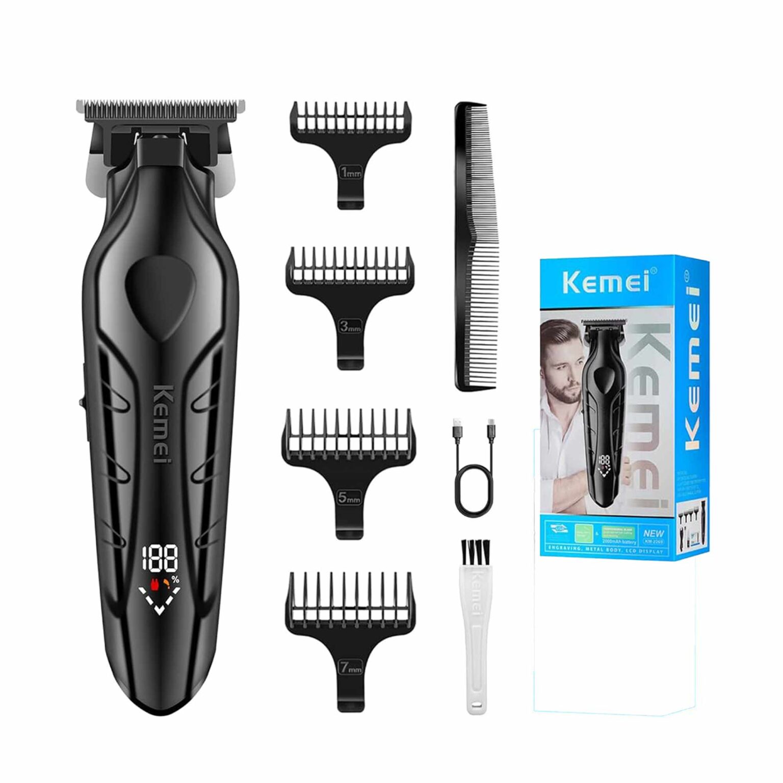 خط زن کیمی مدل KM-2269 قیمت و بررسی تخصصی - باربرشاپ